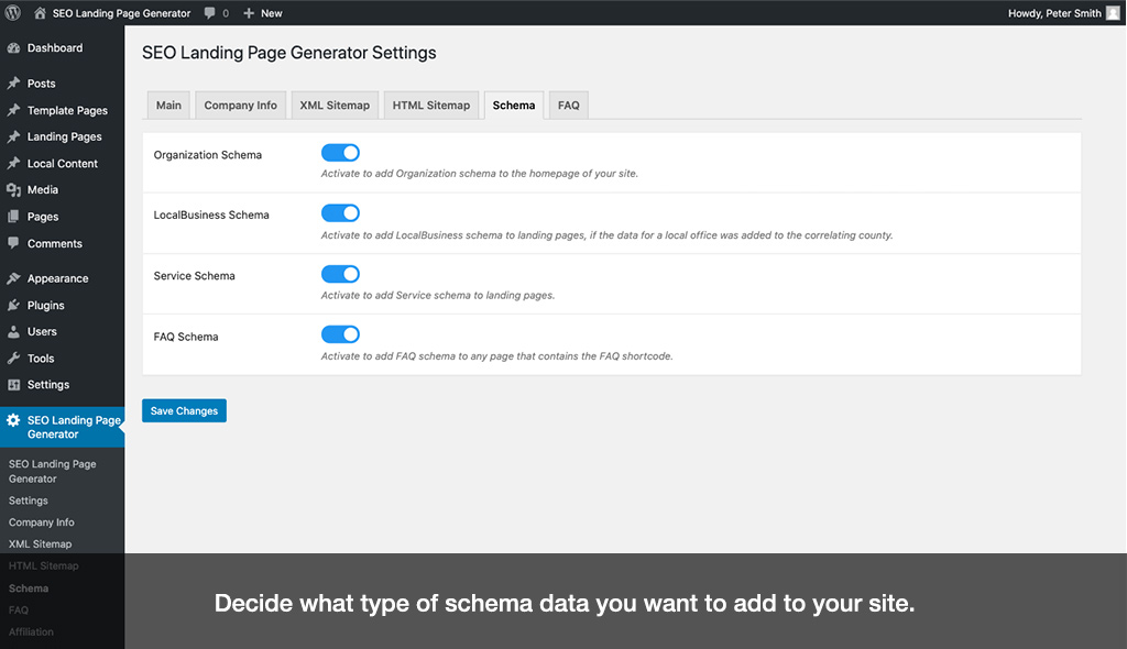 SEO Landing Page Generator Schema Add-on – IntellaSoft Plugins