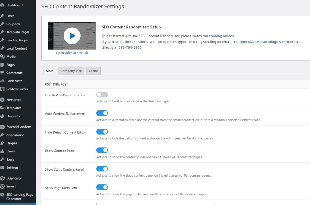 SEO Content Randomizer – intellasoftplugins
